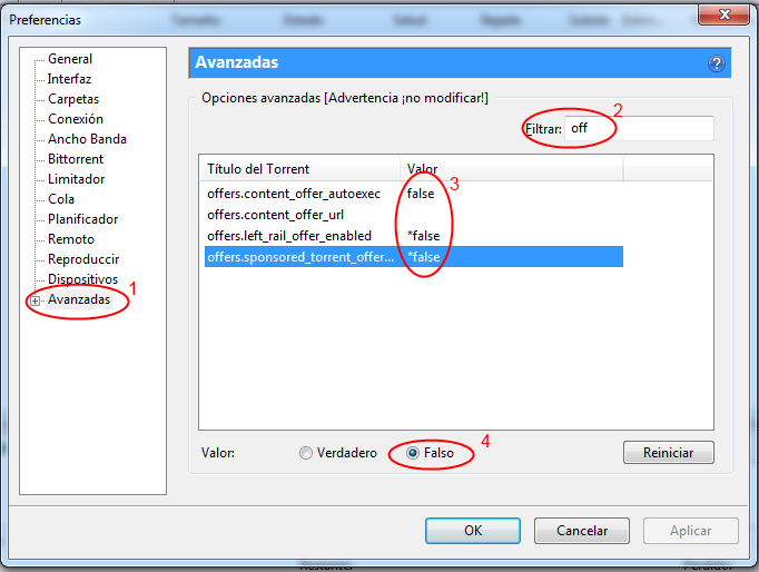 Todo lo que siempre quiso saber sobre programar...: Como quitar la publicidad en uTorrent.