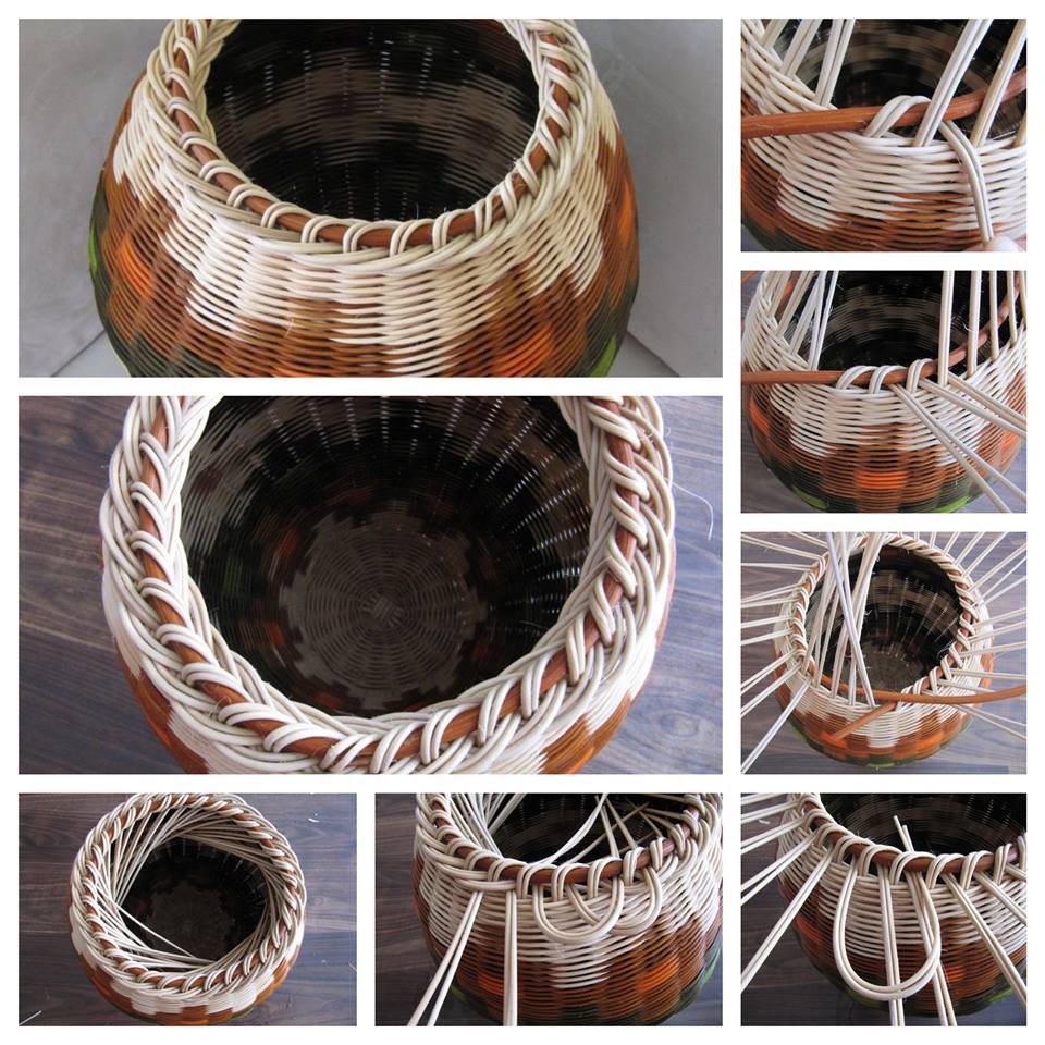 KUFER z artystycznym rękodziełem : Wiklina papierowa diy i tutoriale