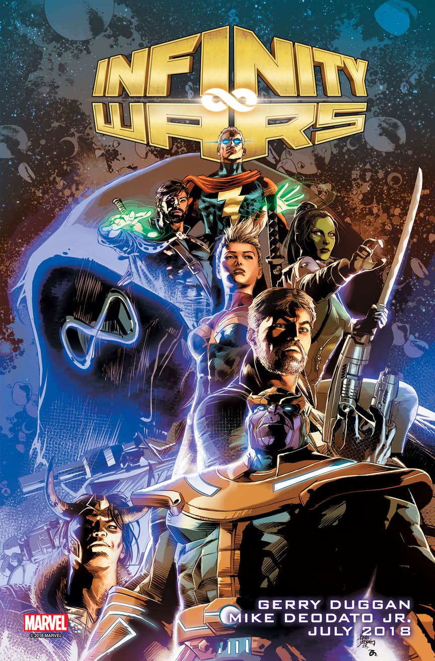 ¡Siempre quieres leer Un Cómic Más!: ARTE PASO A PASO DE LA PORTADA DE "INFINITY WARS PRIME #1"