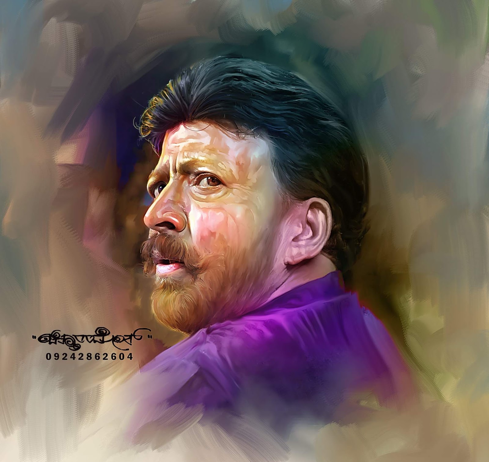 Chitthara Digital Paintings: Vishnuvardhan