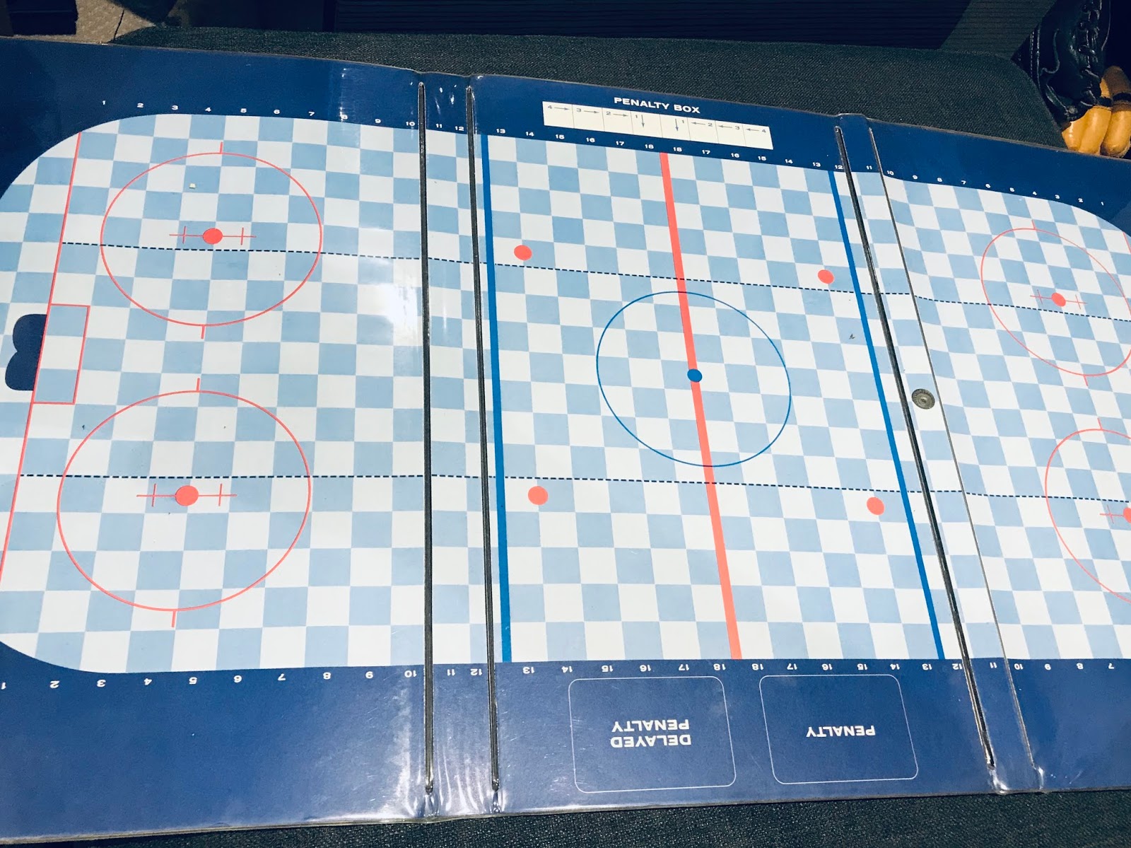 1970 Blue Line Hockey Board Game