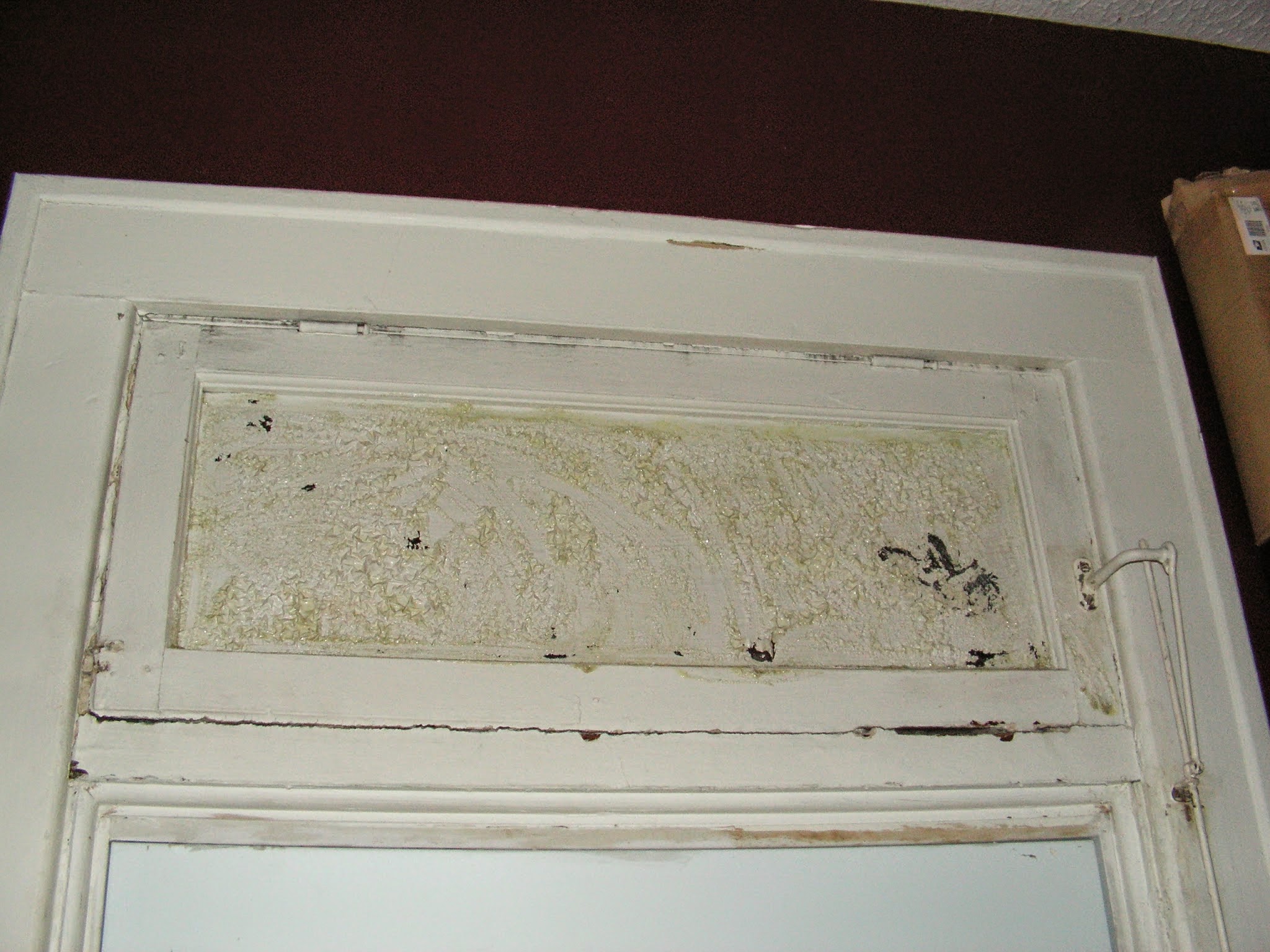 1900 Victorian Home Restoration: Transom window