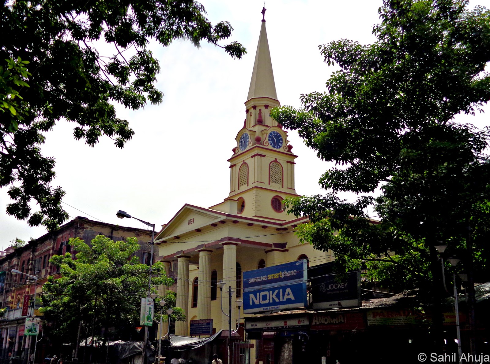 Pixelated Memories: Sacred Heart Church, Calcutta