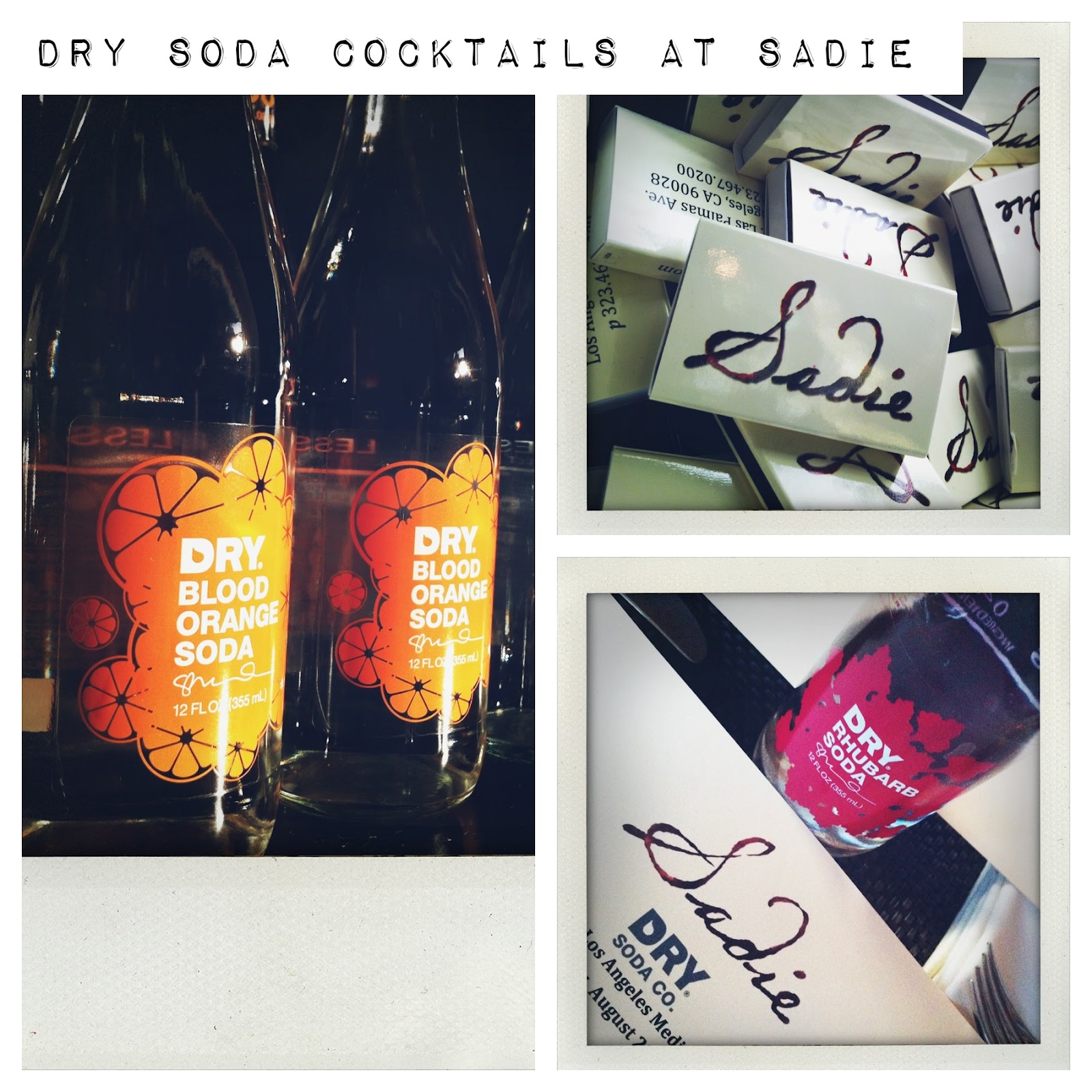 Dry Soda + Sadie = Awesome