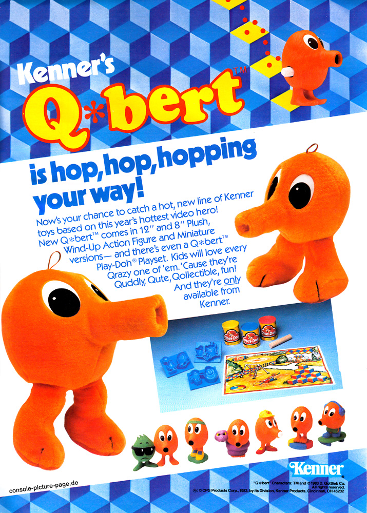Wobble Reviews - Bob Surlaw's Words of Mouth: Review - Q*Bert (Arcade ...
