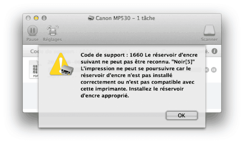 Code erreur imprimante canon pixma - Astucesinformatique