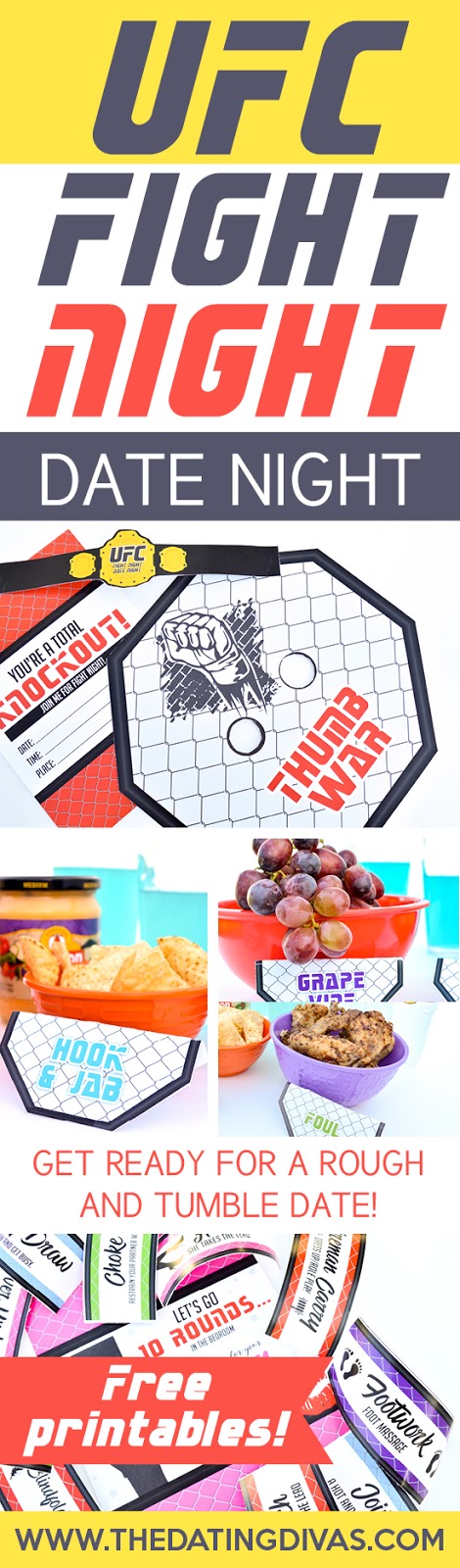 UFC Date: Free Printables. | Oh My Fiesta For Ladies!