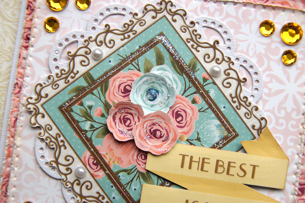 The BoBunny Blog: Glitter Paste Cards with Emmy
