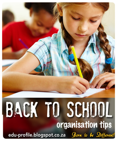 Edu-Profile: Organising tips for the new school year