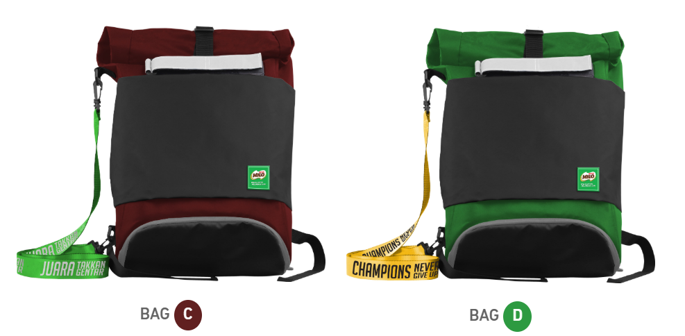 Milo送出精美背包