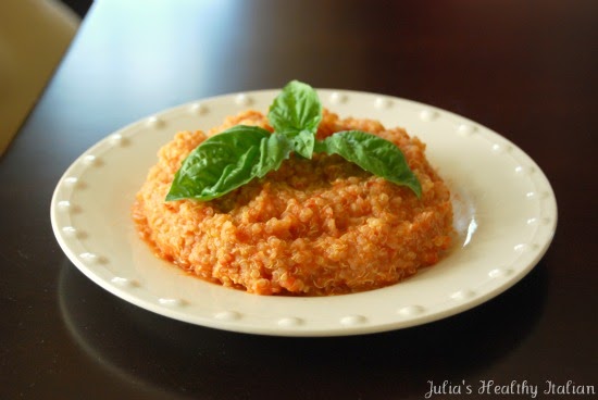 Julia's Healthy Italian Cooking: Quinoa Risotto