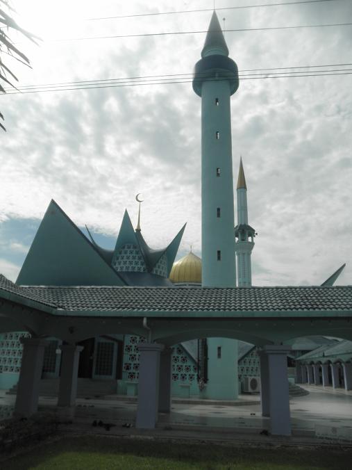 SENI LAMA MELAYU (MALAY OLDEN ART): Masjid jamek (Main mosque of) Tangkak