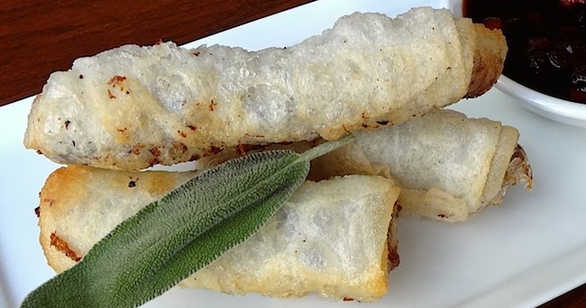 Mia's Domain: Crispy Beef and Aged Cheddar Spring Rolls