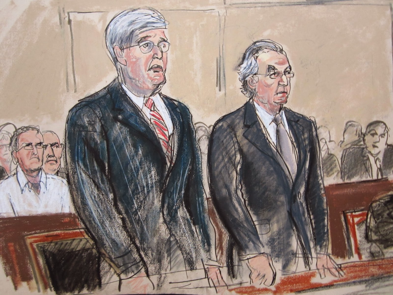 ILLUSTRATED COURTROOM: MADOFF 5 YEARS AGO
