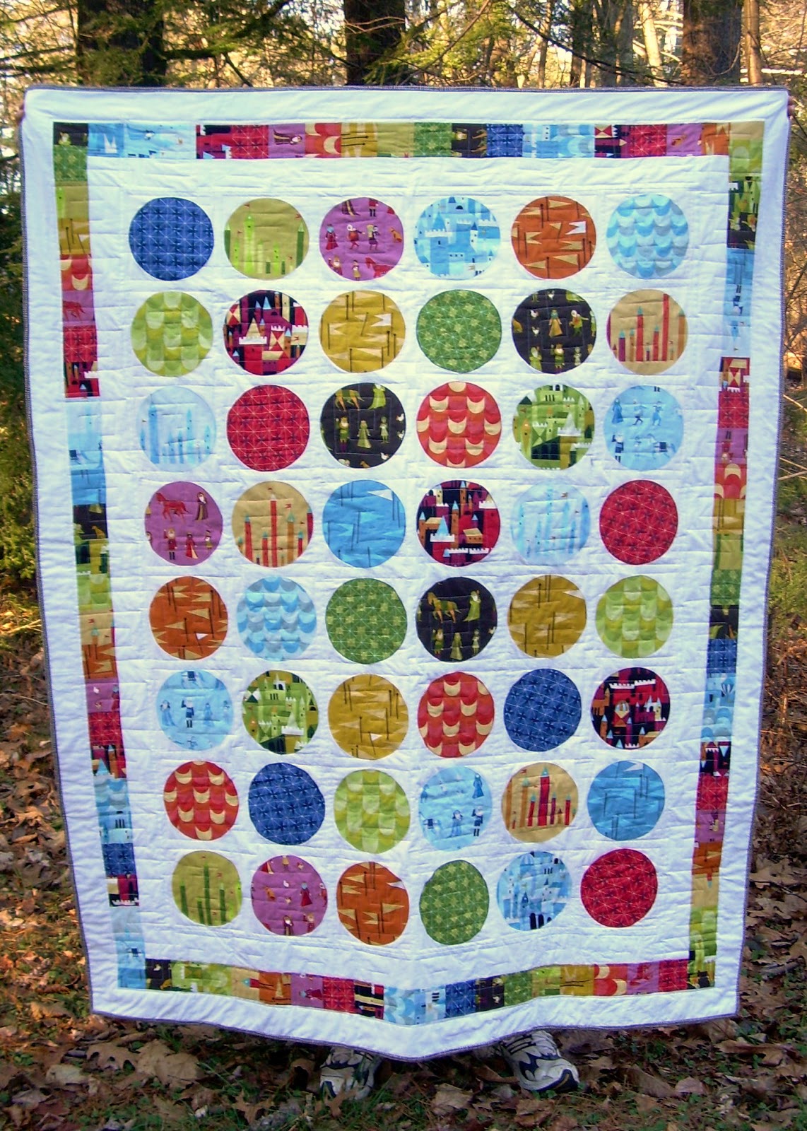 Simple Sewendipity: Blogger's Quilt Festival...Circle Peeps