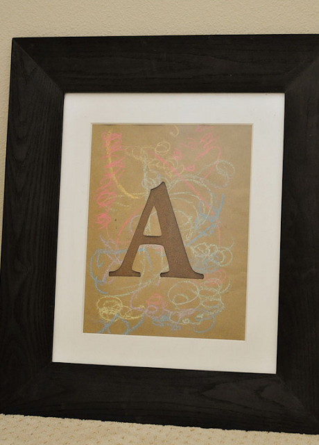 Be Different...Act Normal: Kids Art Monogram [Displaying Art]