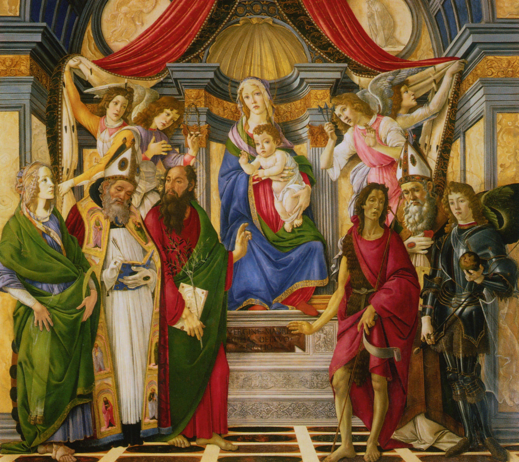 e-arthistory: BOTTICELLI's SAN BARNABA ALTARPIECE