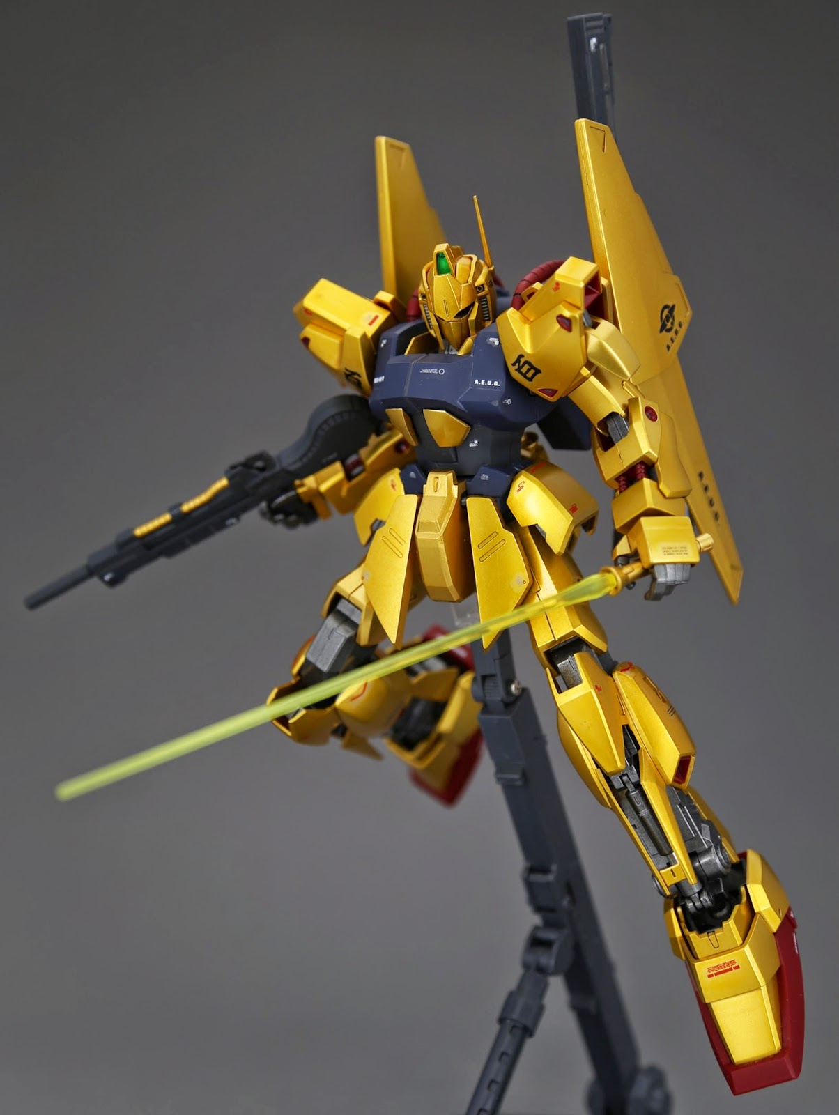 Gundam Family: MG 1/100bMSN-00100 Hyaku-Shiki + Ballute System Painted ...
