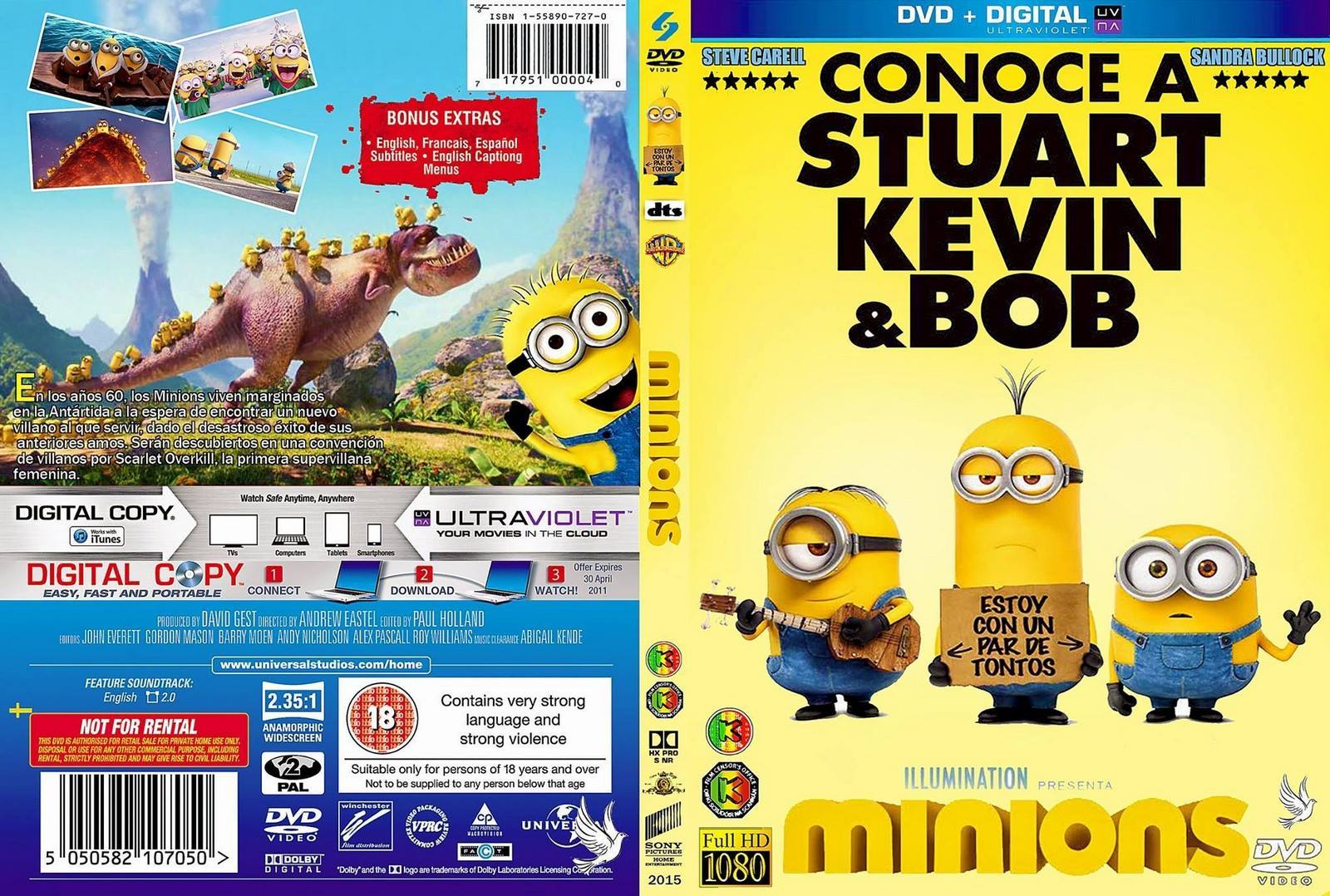 Cover: Minions dvd