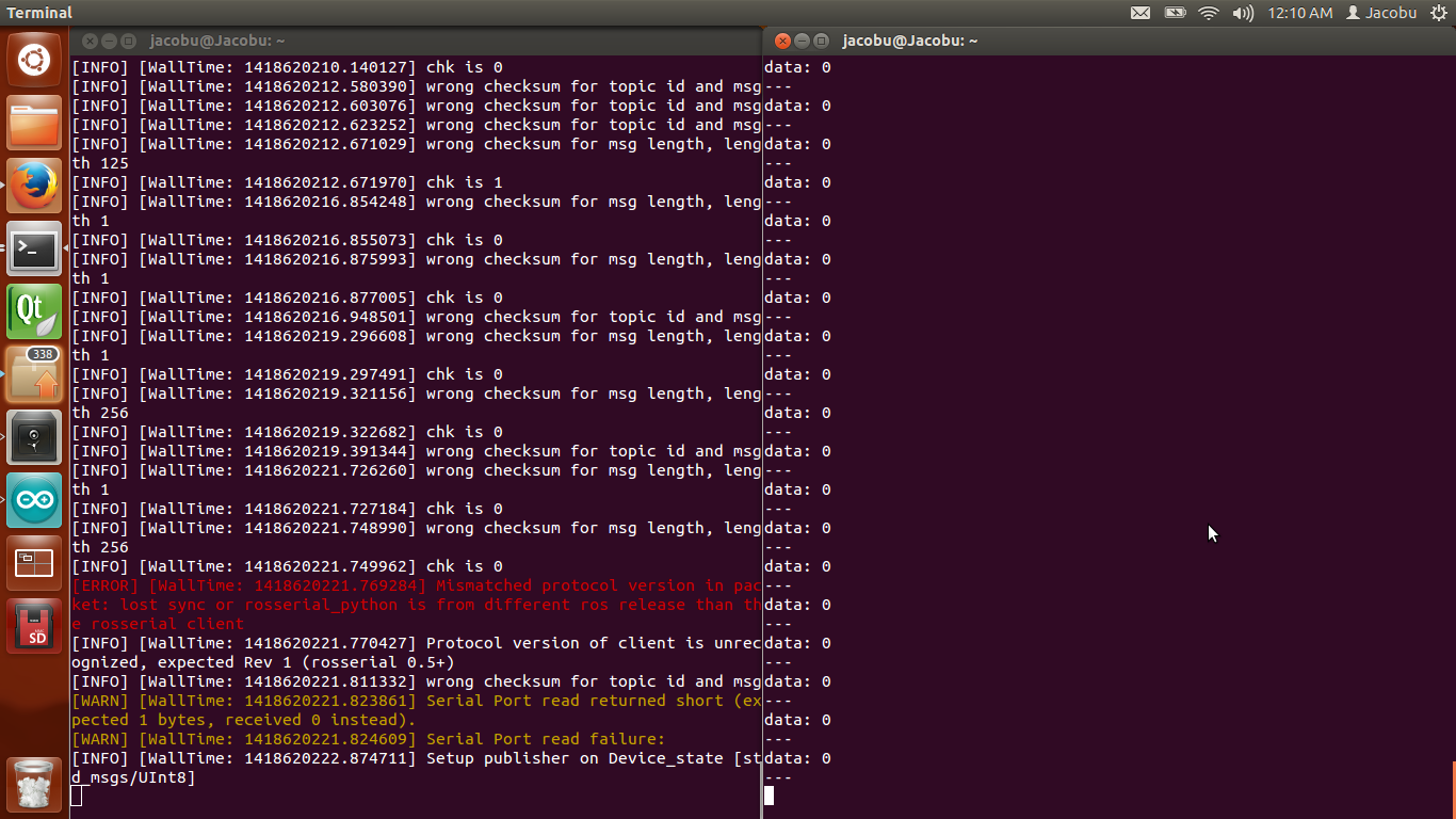 imu - ROS Arduino message type restrictions? - Robotics Stack Exchange