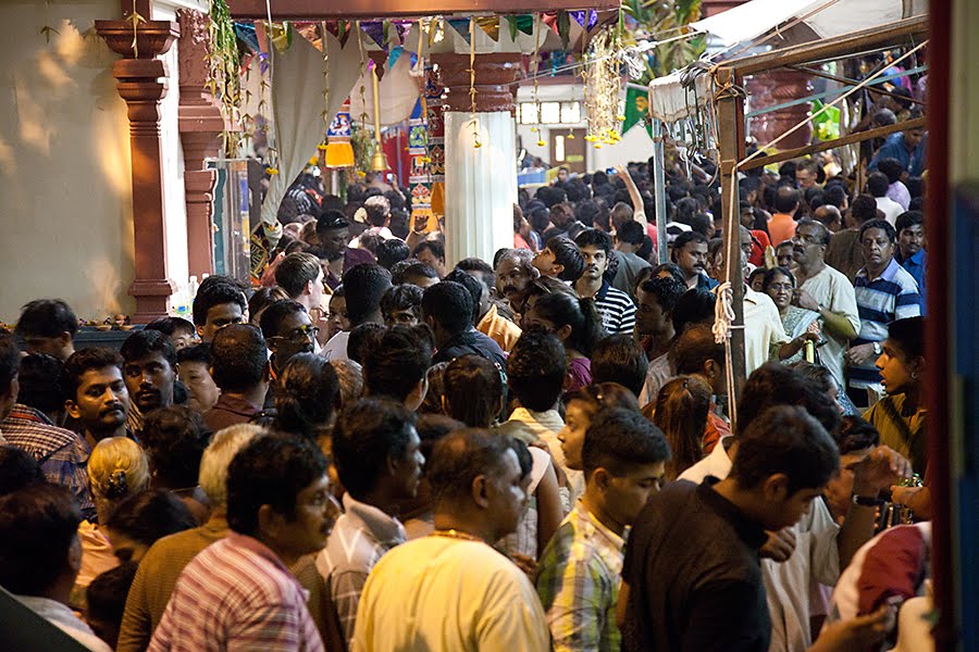 postcards from singapore: theemithi : hindu fire walking festival