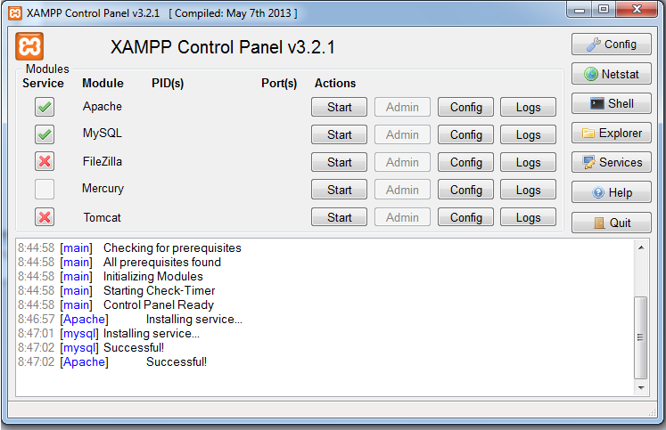 พีเอ็ม คอม: How to run Xampp Auto Start With Windows วิธีรัน Xampp ...