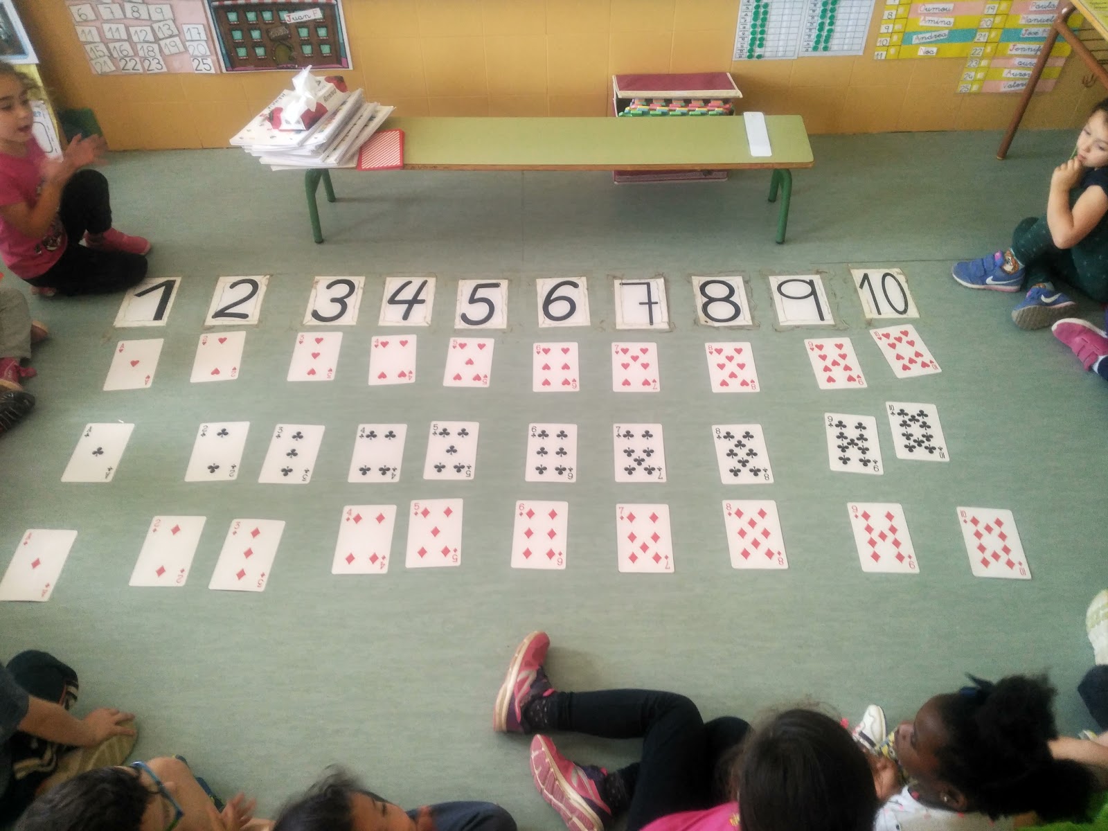 EL RINCÓN DE INFANTIL: ABN:JUGAMOS CON LA BARAJA DE CARTAS FRANCESA.