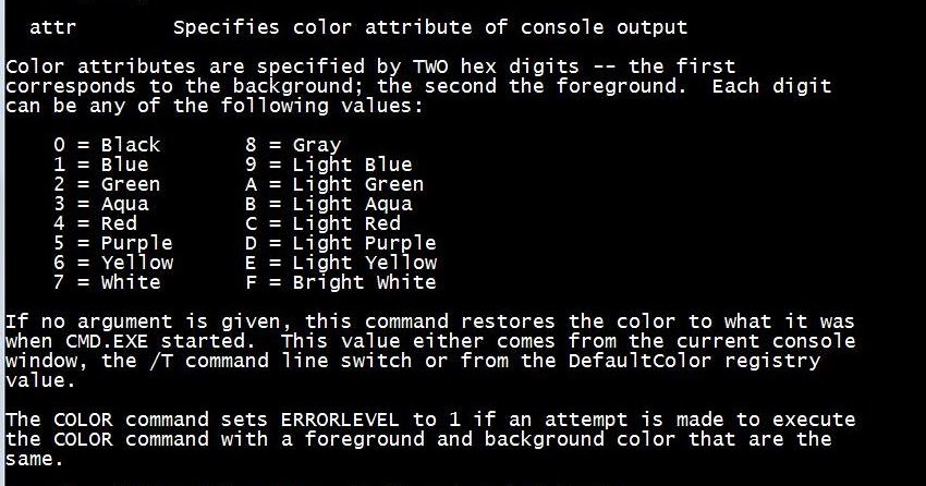 Ask Ravi: Changing Default text color of Command Prompt
