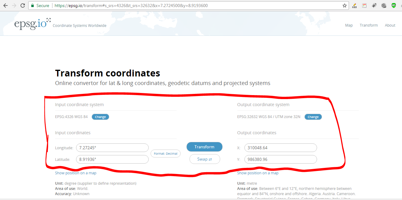 Geospatial Solutions Expert: Convert Projected coordinates (Northings ...