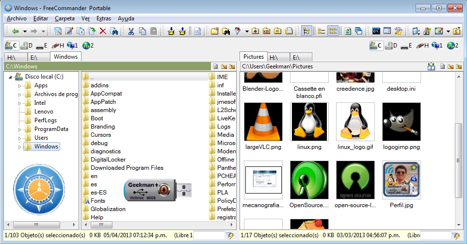 MUNDO PORTABLE: FreeCommander