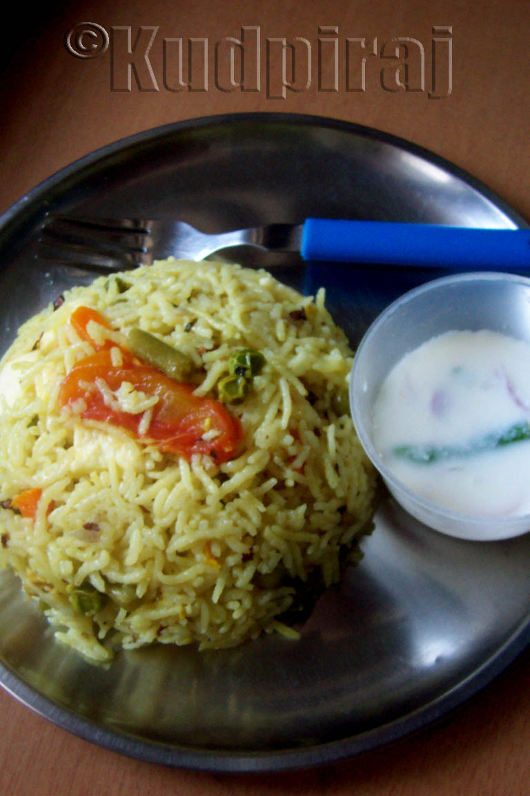 Kudpiraj's Garam Tawa: North Indian Vegetable Pulao
