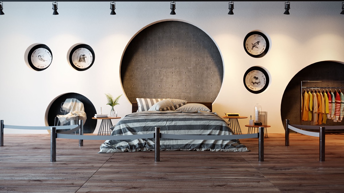 40+ Ide Desain Dinding Kamar Tidur Agar Tampil Mewah & Elegan - Rumahku ...