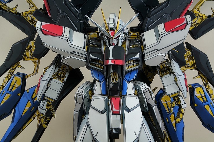 Custom Build: PG 1/60 Strike Freedom Gundam [Anime Style Paint Job]