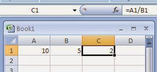 Using Simple Formulas in Excel With Arithmetic Operators-2