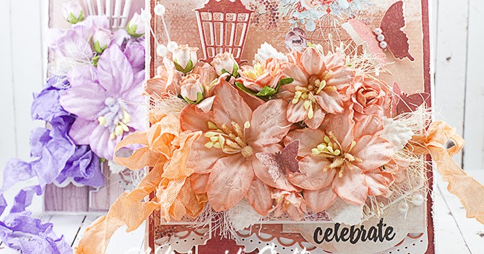 A Mermaids Crafts: Pretty Flori Celebrate Cards for Wild Orchid Crafts