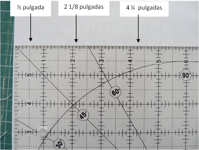 Patchwork en Casa - Patchwork with Love: Tutorial: Trabajar en pulgadas