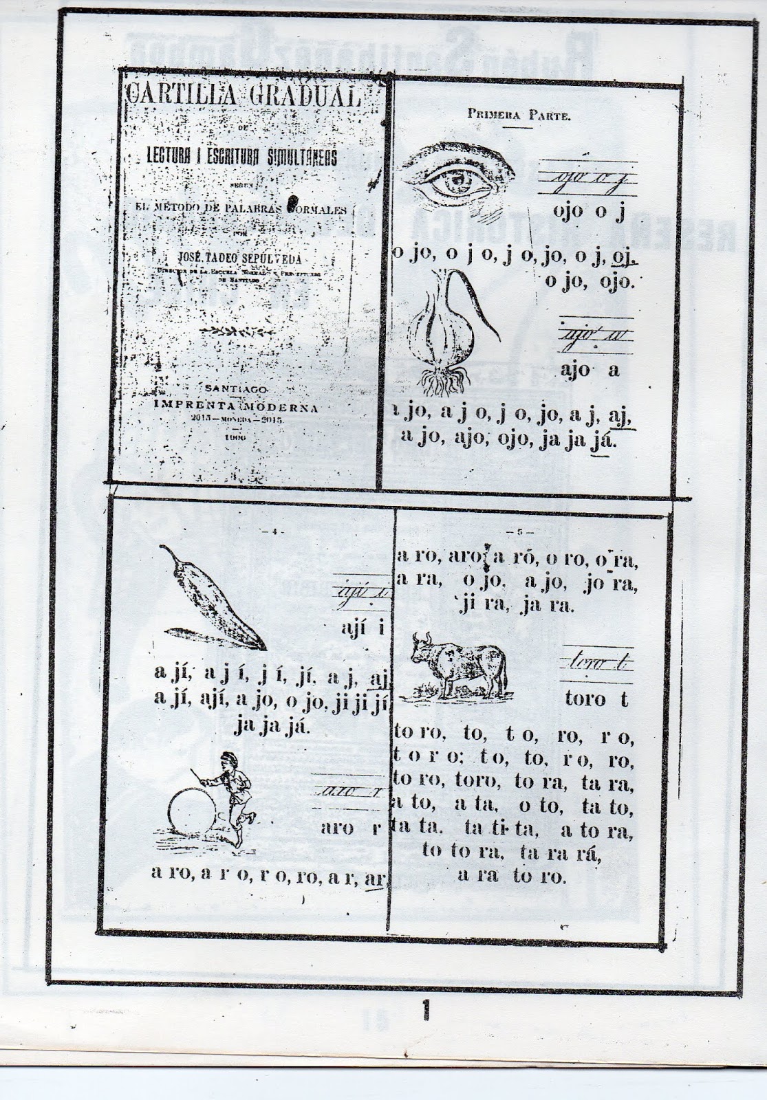 Apreciación y recopilación de la obra de Rubén Santibañez: El Silabario ...