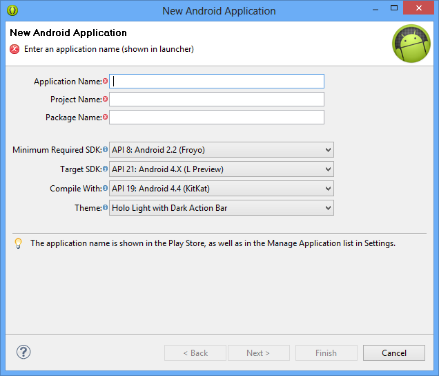 How to create android project in Eclipse with ADT - Programming Tutorial