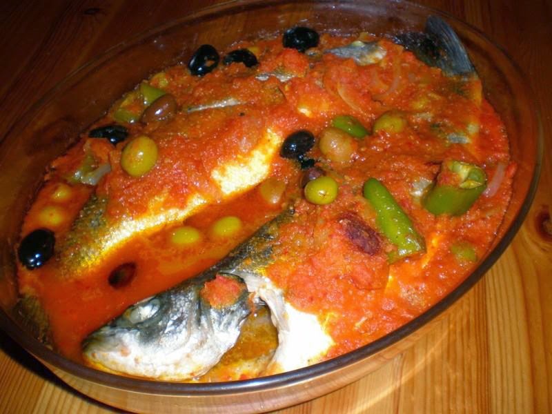 Recette des poissons au four à la tunisienne