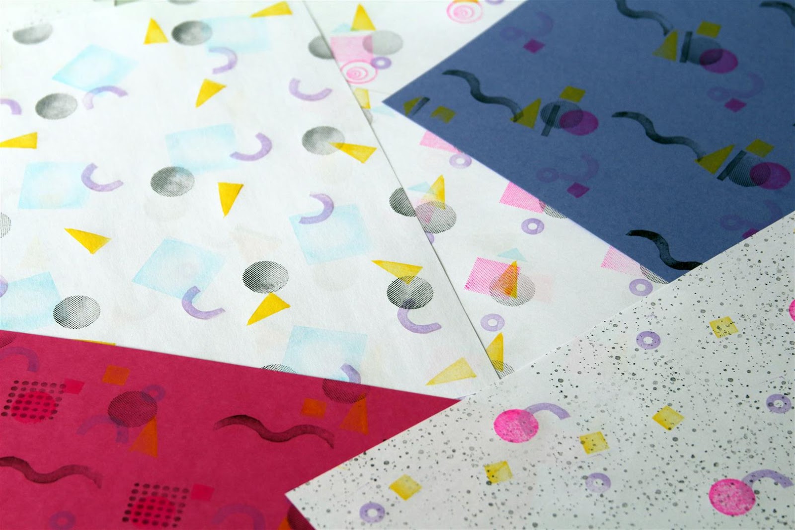 emuse: 80s-style patterned paper