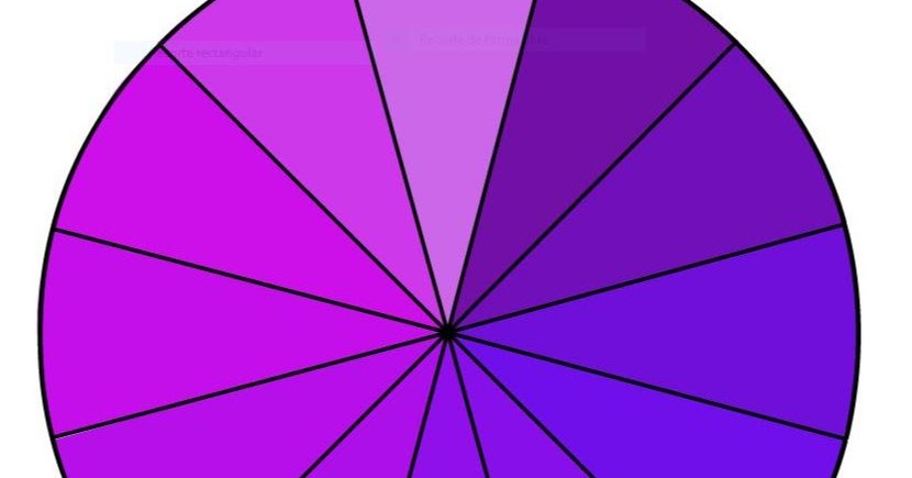 drawing imagine: Mi círculo Cromático Violeta