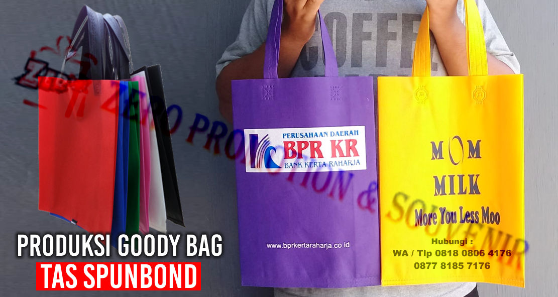 Produksi Goody bag - spunbond bag - go green bag - canvas bag - recycle ...
