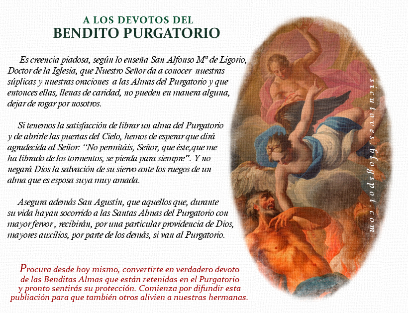 Como ovejas sin Pastor: NOVENA A LAS BENDITAS ÁNIMAS DEL PURGATORIO ... Como ovejas sin Pastor: NOVENA A LAS BENDITAS ÁNIMAS DEL PURGATORIO ...