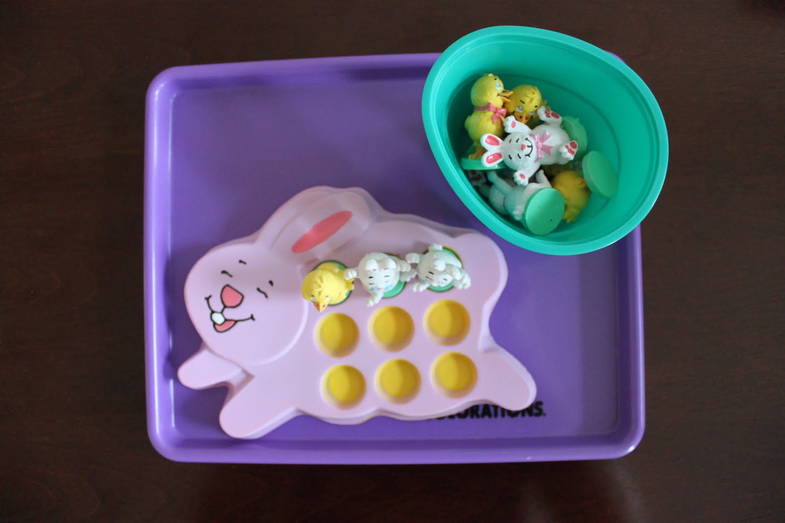 Playing House: Tot Trays - Easter