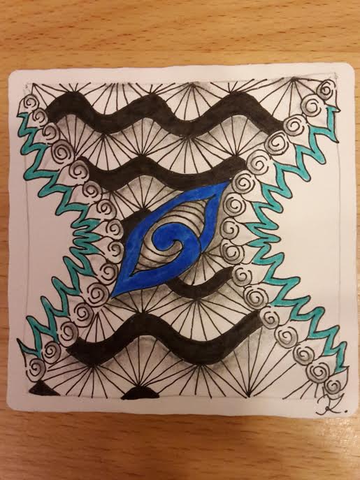 Tickled To Tangle: "It's a String Thing" #106 Tiles