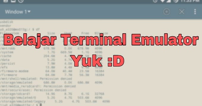 Begini Cara Belajar Menggunakan Terminal Emulator di Android ...