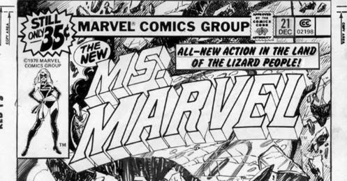 Marvel Comics of the 1980s: 1979 - Anatomy of a Cover - Ms. Marvel #21 ...