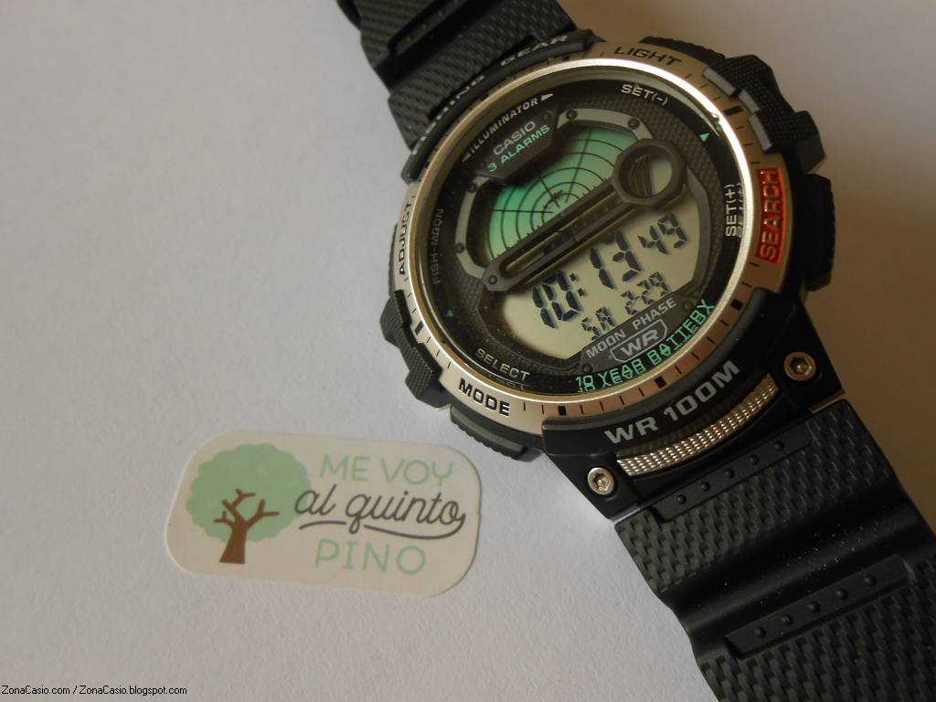 Zona Casio: Casio OutGear WS-1200: un display... ¿Aprovechado?