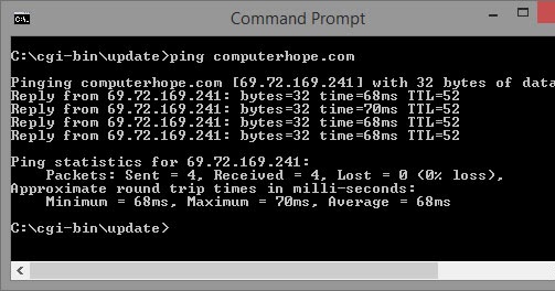 Cara Mengetahui IP ADDRESS sebuah website dengan menggunakan cmd untuk ...