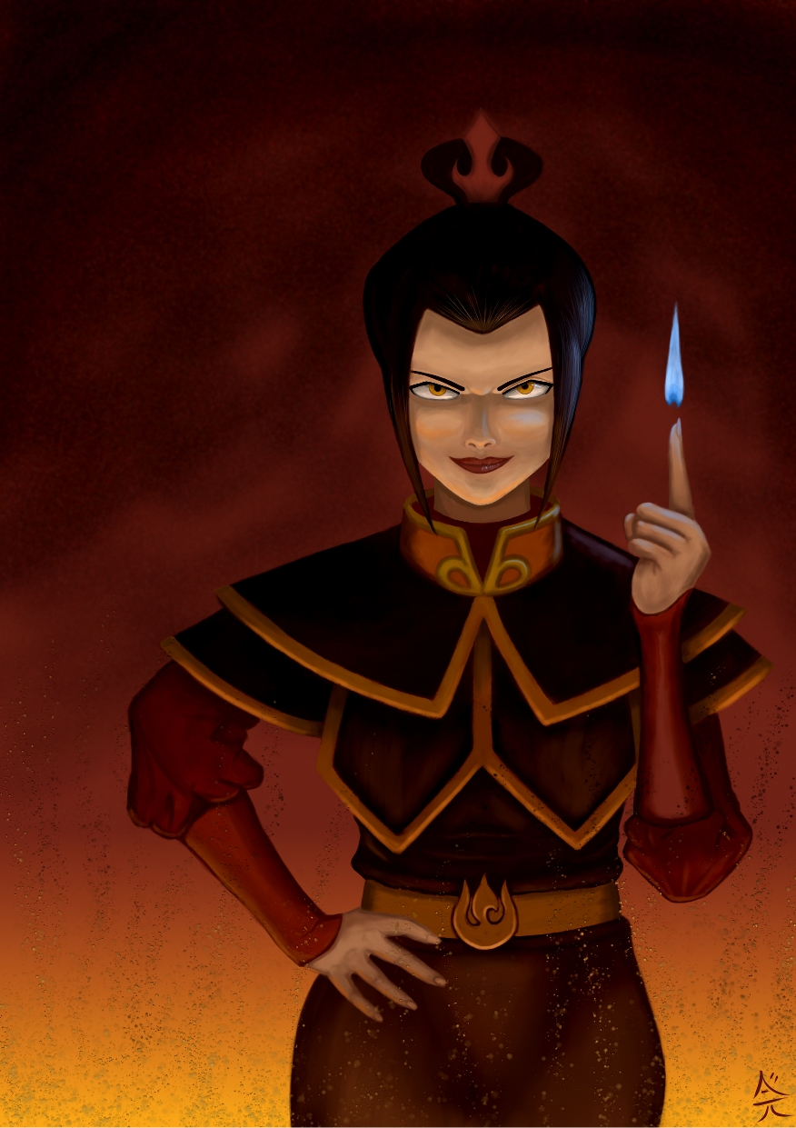 Red Earth Art: Azula Fan Art